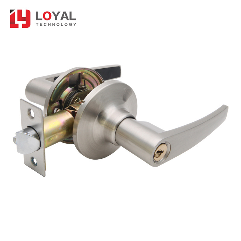 High brightness round knob tubular door lock with high quality ...