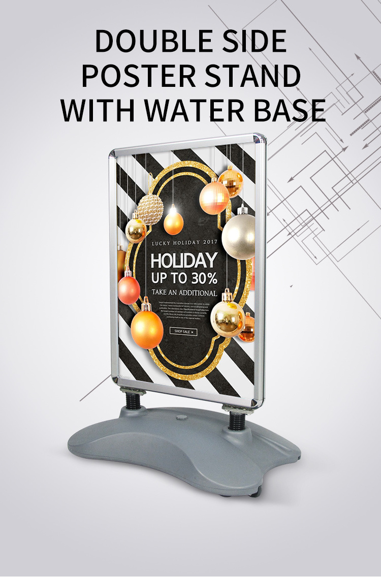 Outdoor Display Advertising Display Stand Poster A Stand Waterbase With ...
