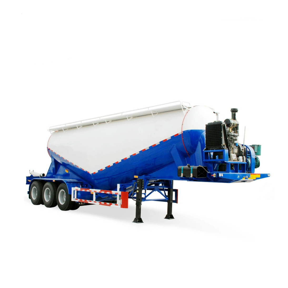 Tri Axles 35-70CBM Powder Tanker Bulk Cement Carrier Cement Bulker with ...