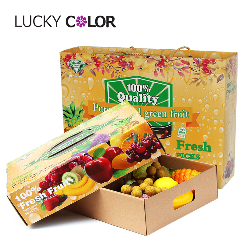 Custom Full Color Printing Fresh Cherry Fruit Packaging Boxes Mango ...