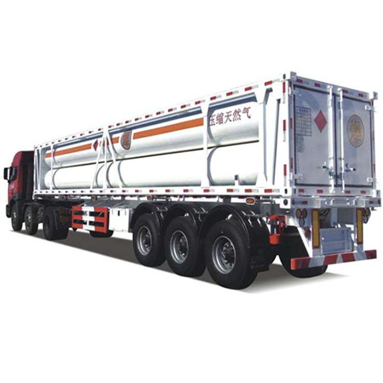 Compressed Natural Gas helium hydrogen h2 cng tube trailer Tri-Axle 12 ...