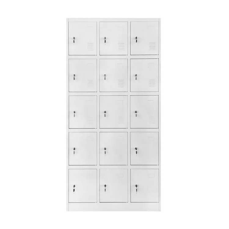 Luoyang swimming pool steel locker cabinet with key locks 5 tiers 15 ...