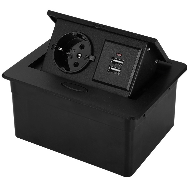 Desktop Socket Electrical Switches Pop Up Floor Socket Hidden Type For ...
