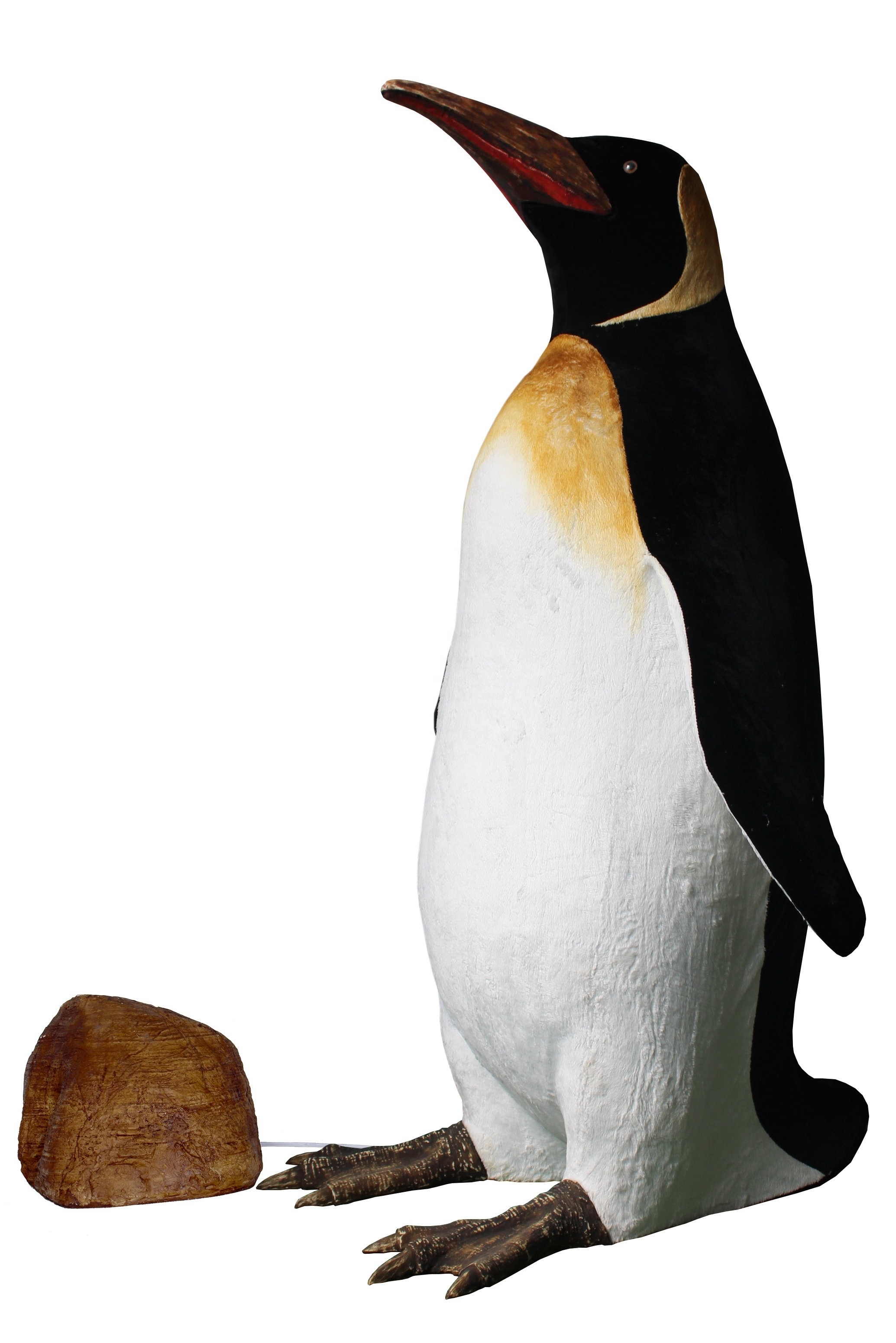 Realistic Electric Penguin Plush Toy Sculpture Large Outdoor Christmas ...