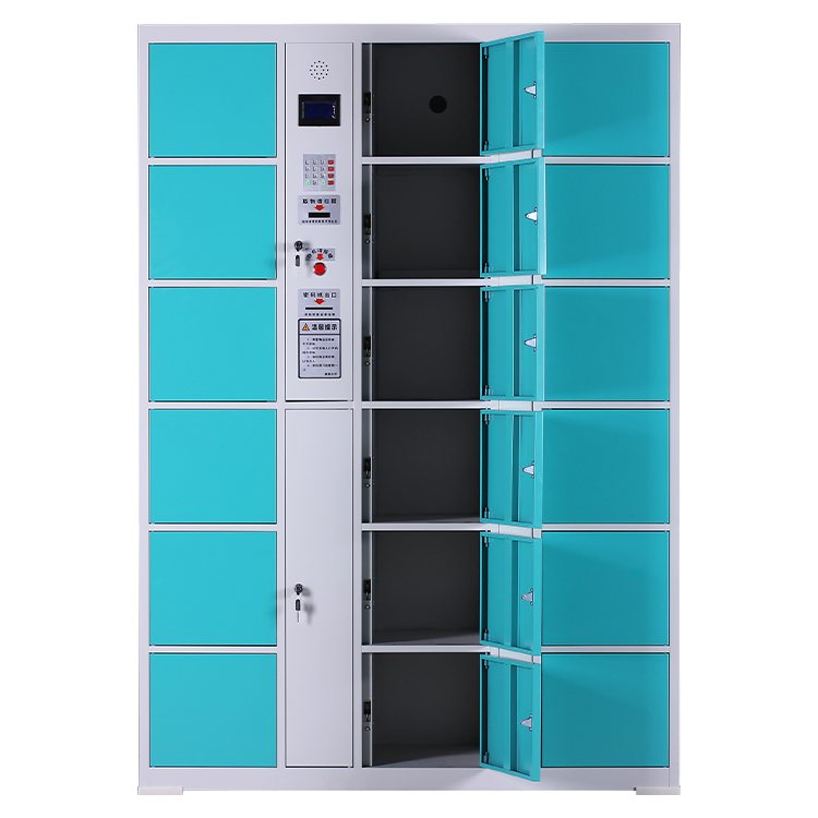 Electronic 18 Door Smart Box Parcel Locker Outdoor Bar Code System ...