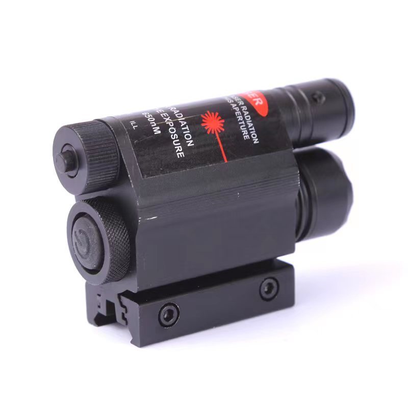 Tactical optical sight T6 Red Laser LED flashlight integrated sight ...