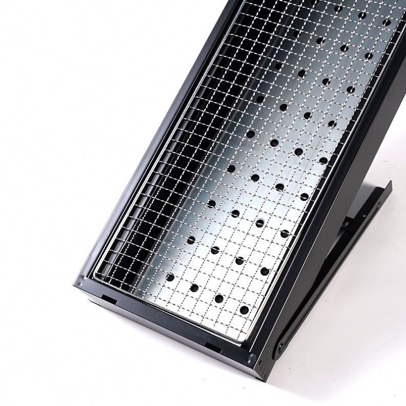 Heavy Duty Camping Cooking Grate Over Fire Pit Folding Campfire bbq ...