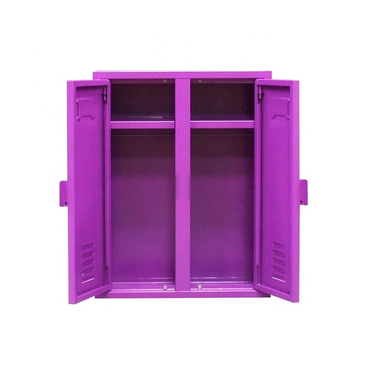 Mini Lovely Steel Kids Locker Closet Doll Wardrobe For Toy Storage ...