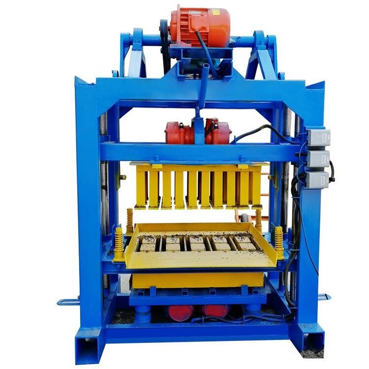 Qtj4-40 Hallow Block Brick Concrete Cement Blocks Making Machine Molds ...