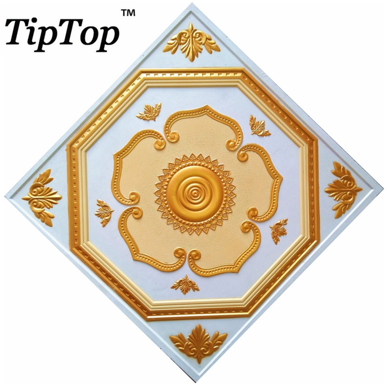 colorful gypsum board GRG tiles 2x2 ceiling tiles in Linyi factory ...