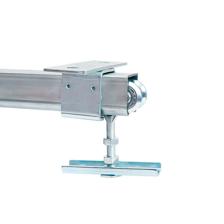 Aluminium Hanging Double Roller Track Sliding Door Wheel Railing ...