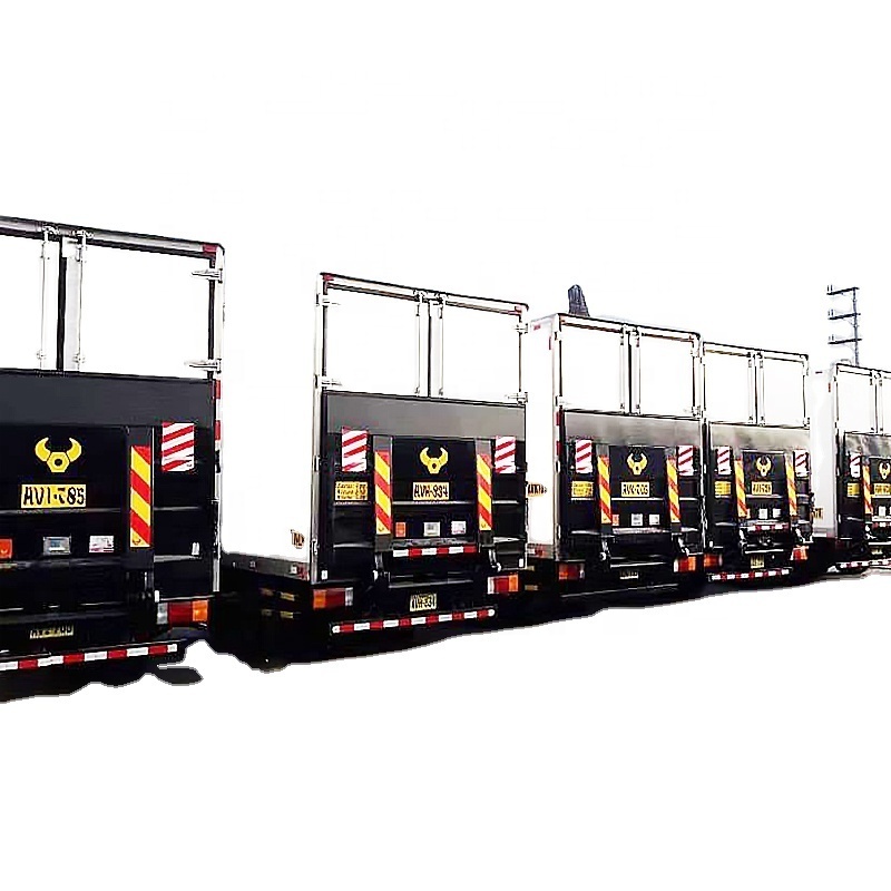 factory delivery body of a cargo van with lifting gates trailer gate ...