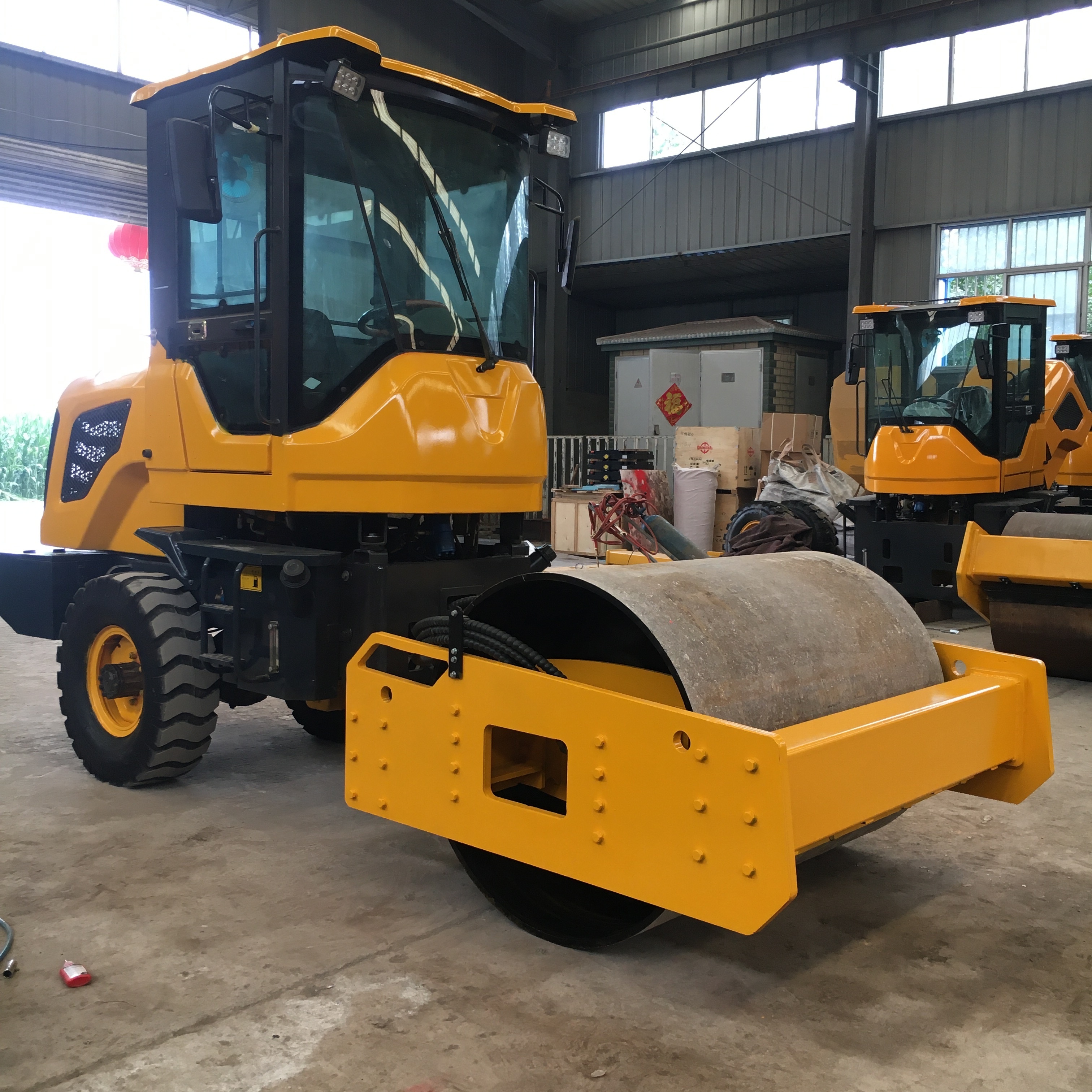 (A)Factory Double Drum Vibratory Compactor 5 Ton Mini Asphalt Road ...