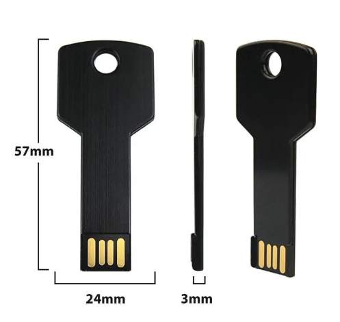 Key Shape Metal USB Flash Drive usb key Memory Stick with 2.0/3.0 ...