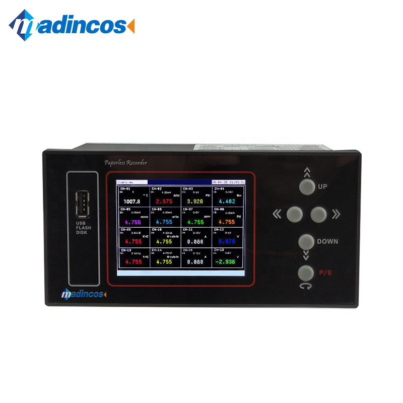 MPR500S:Universal Digital USB 16 Multi-Channel color Paperless Recorder ...