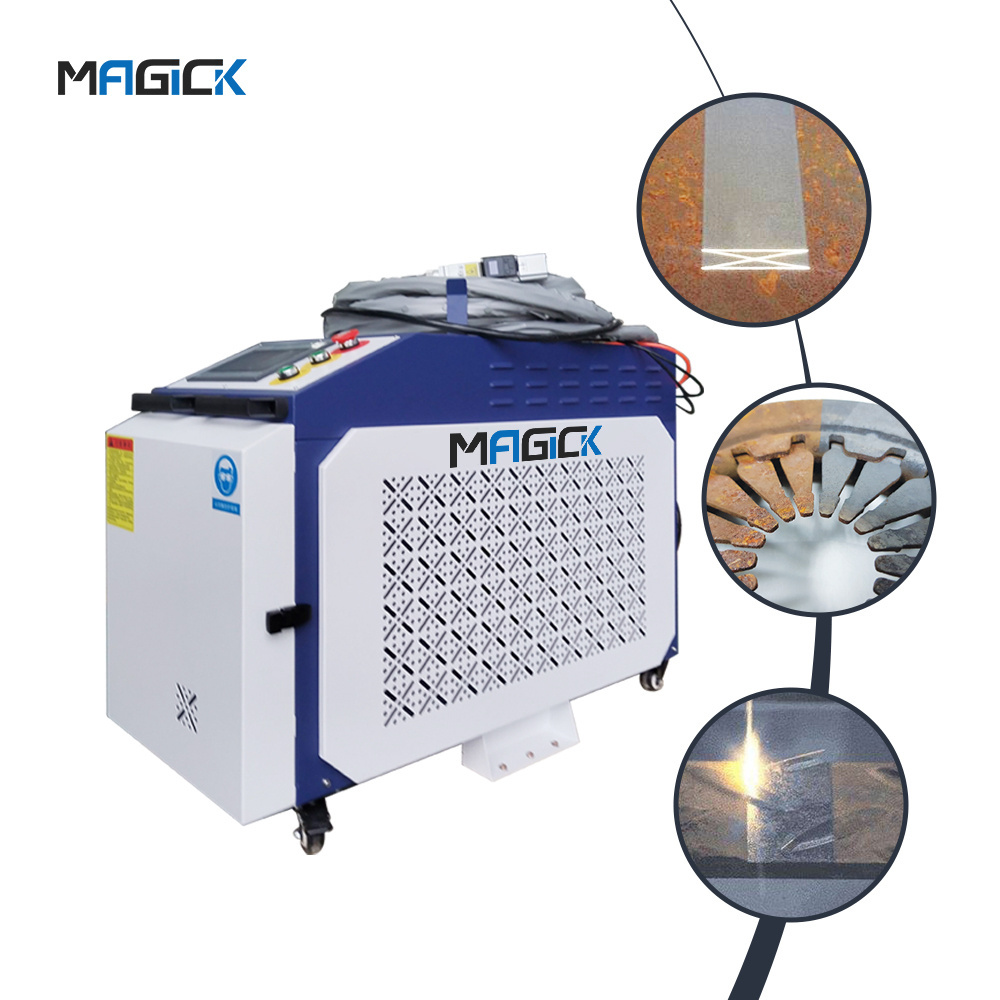 1000W laser cleaning machine for metal rust oil dust of modul cleaning ...