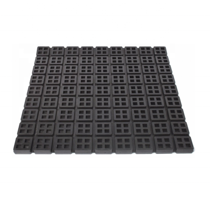 Natural Rubber Waffle Rubber Pad Vibration Isolator 3 4 inch Thick Neoprene Super W Waffle Rubber Mount Pad Anti Vibration Pads