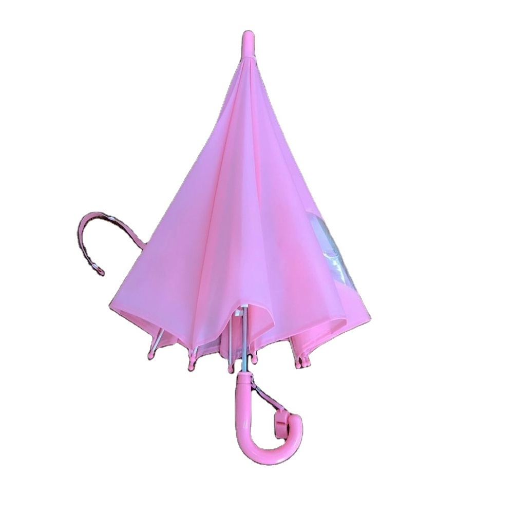 New Umbrella 2022 19inch Amusing Pink Umbrella For Girl Heart Shape ...