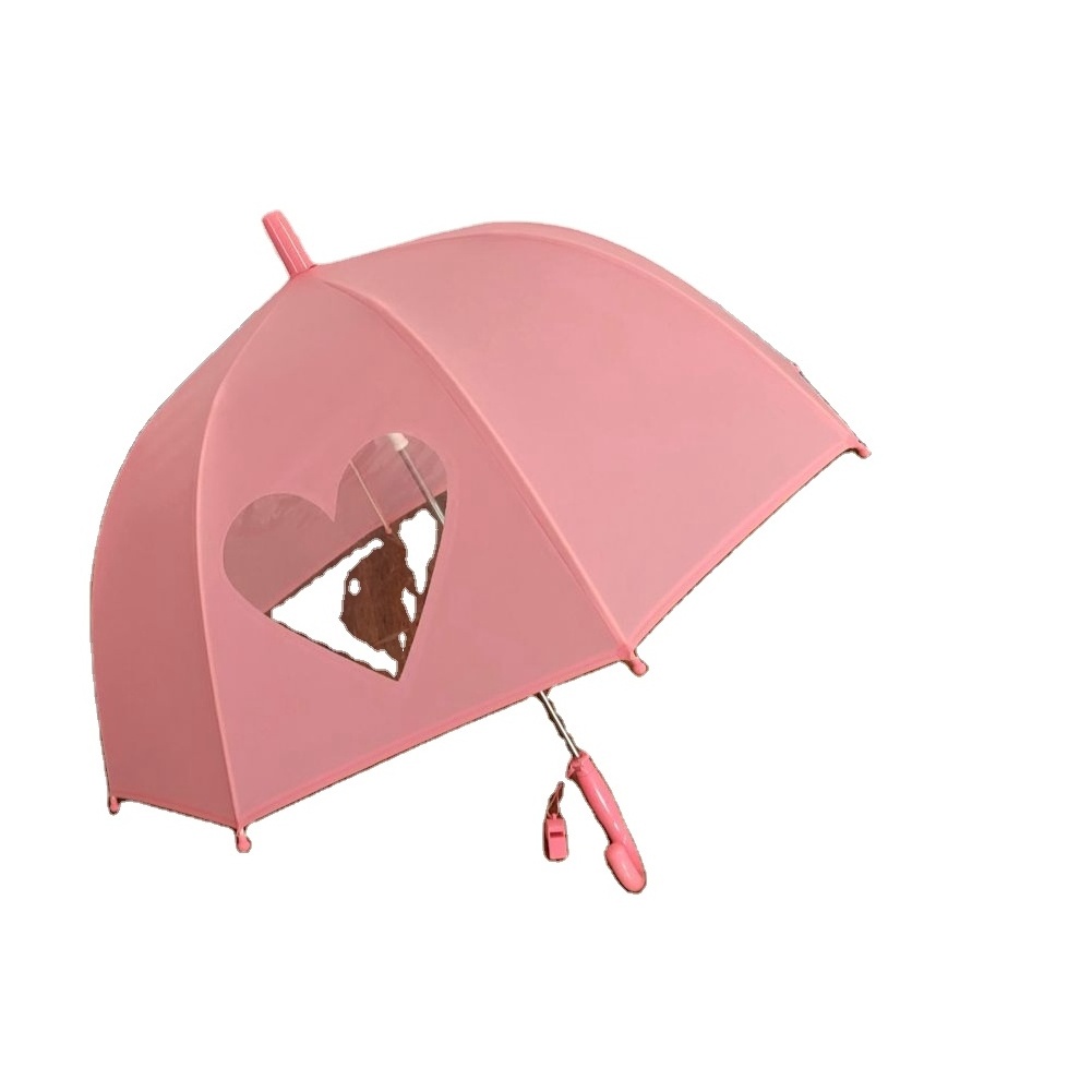 New Umbrella 2022 19inch Amusing Pink Umbrella For Girl Heart Shape ...