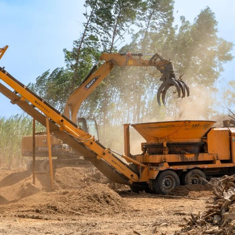 Portable Diesel fiber Shredder Hammer Mill,stump grinder machine tree ...