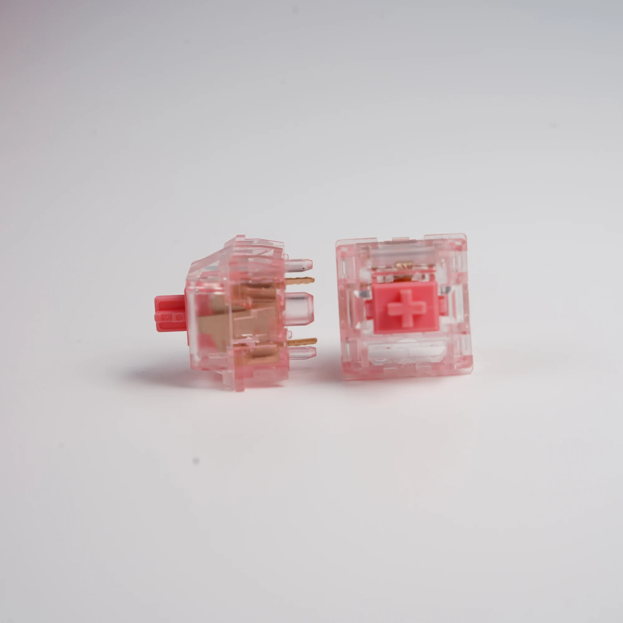 KTT Strawberry Switch PC POM for Mechanical Keyboards 5Pin Linear 45g ...