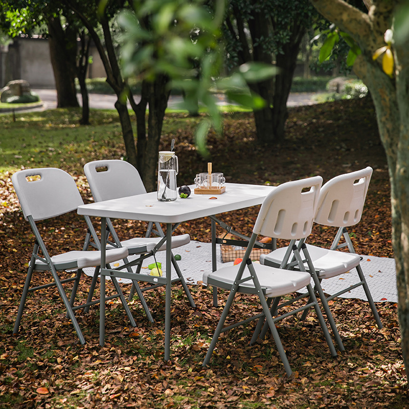 outdoor plastic mesa plegable 6ft dining foldable table banquet party ...