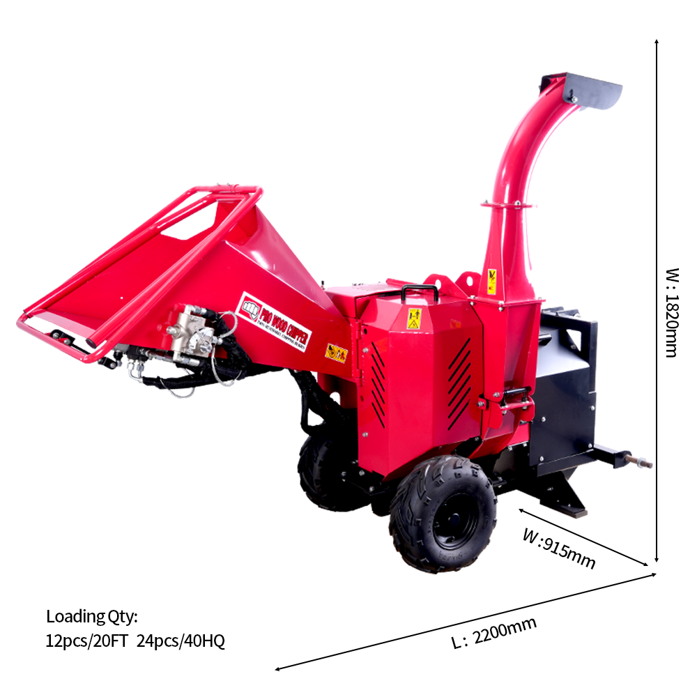 PTO Wood Chipper Powered By Your Tractor's Engine 5inch Chipping ...