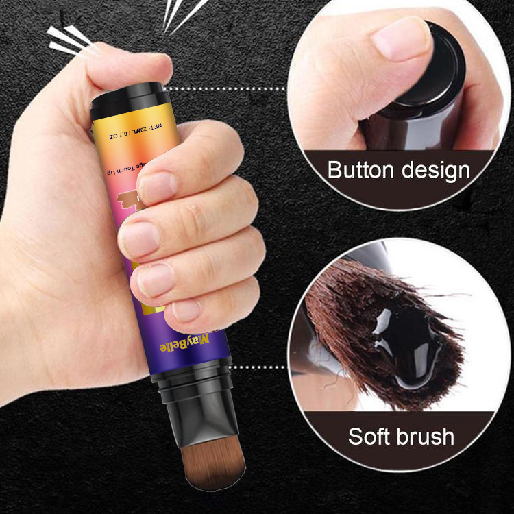 Waterproof Root Touch Up Semi-permanent Root Hair Coloring Gray ...