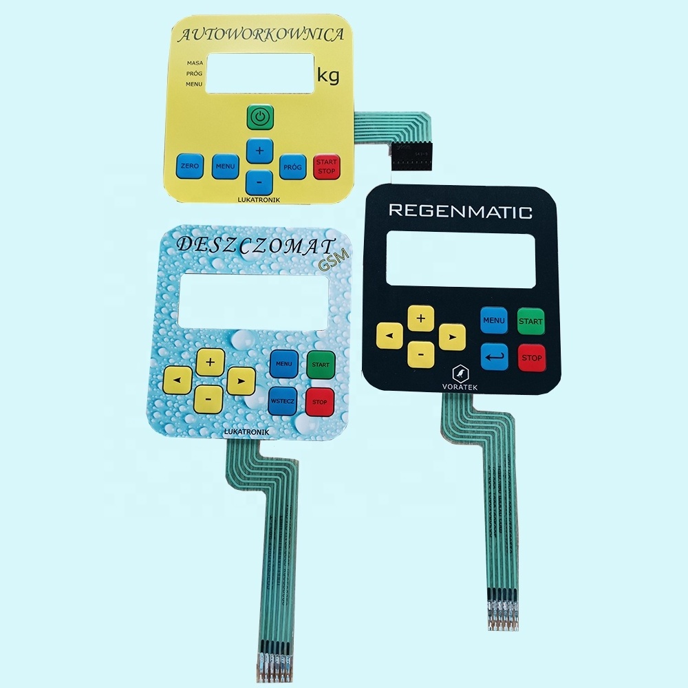 Custom Embossed Tactile Key Membrane Switch/Keypad/Keyboard With ...