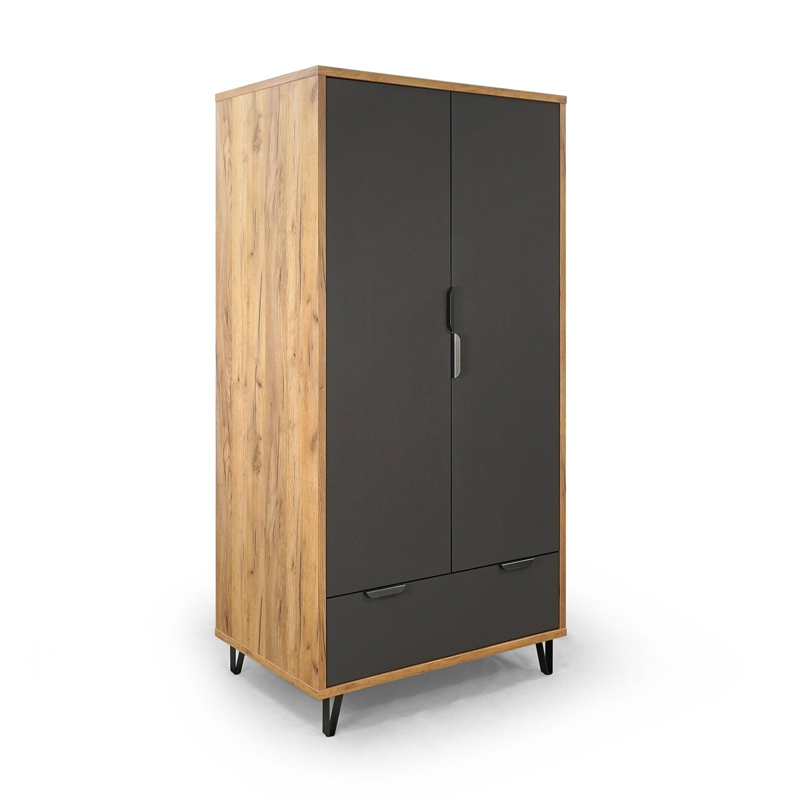 Metal Grey Clothing Wardrobe with DIY Assembly | Bestsuppliers.com