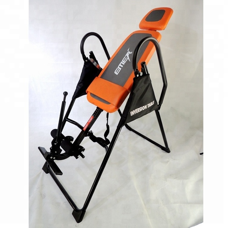 Life health fitness foldable inversion table back pain trainer weight ...
