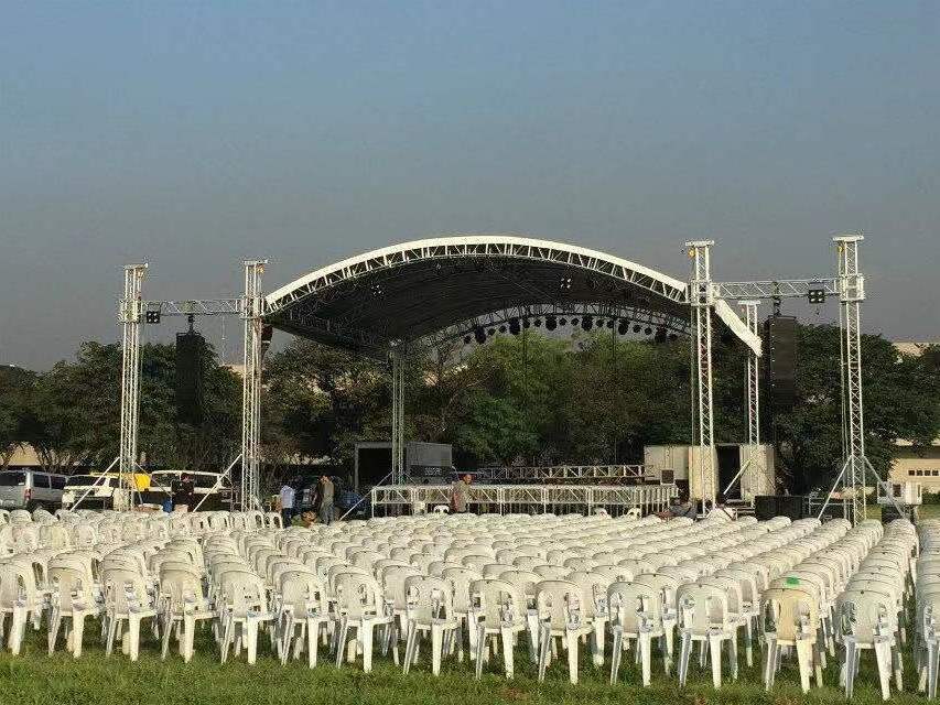 Concert Stage Lighting Truss Displays Exhibition Roof Truss for Musical ...