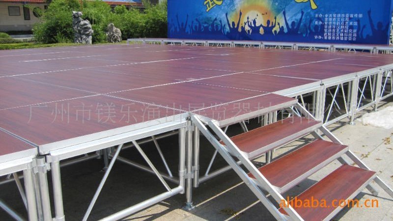 portable wooden stage with step platform/guangzhou stage ...