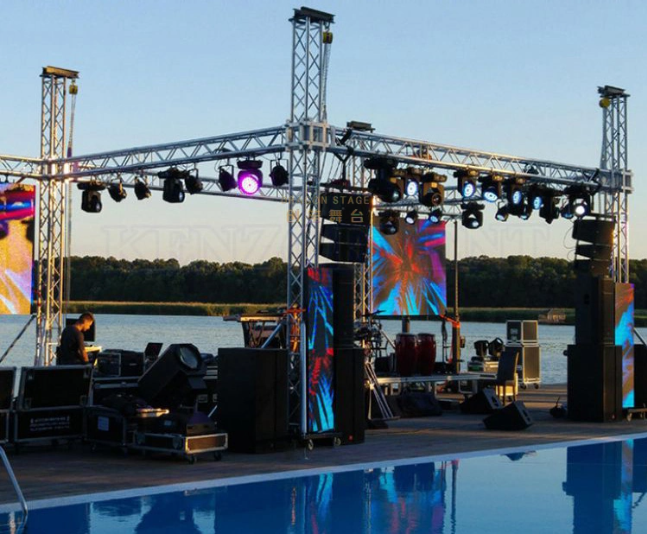 Concert Stage Lighting Truss Displays Exhibition Roof Truss for Musical ...