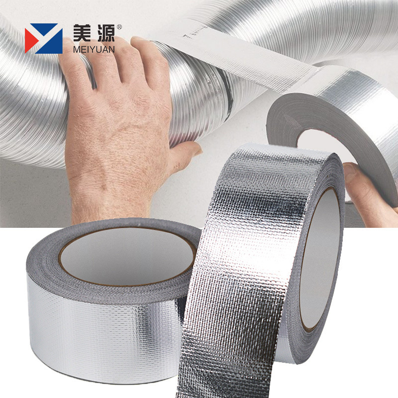 Hvac Alu Solvent Glue UL723 Flame Retardant Fiberglass Cloth Aluminum ...