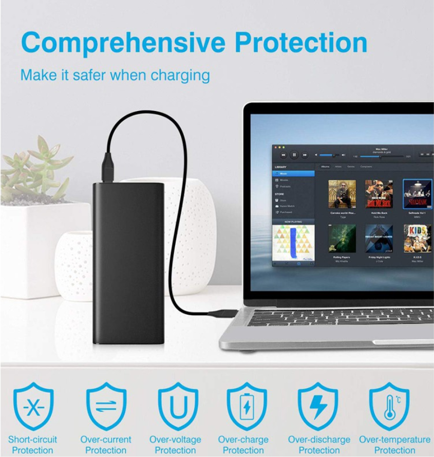 Best portable battery bank PD 100W 26800mah usb c power bank fast ...