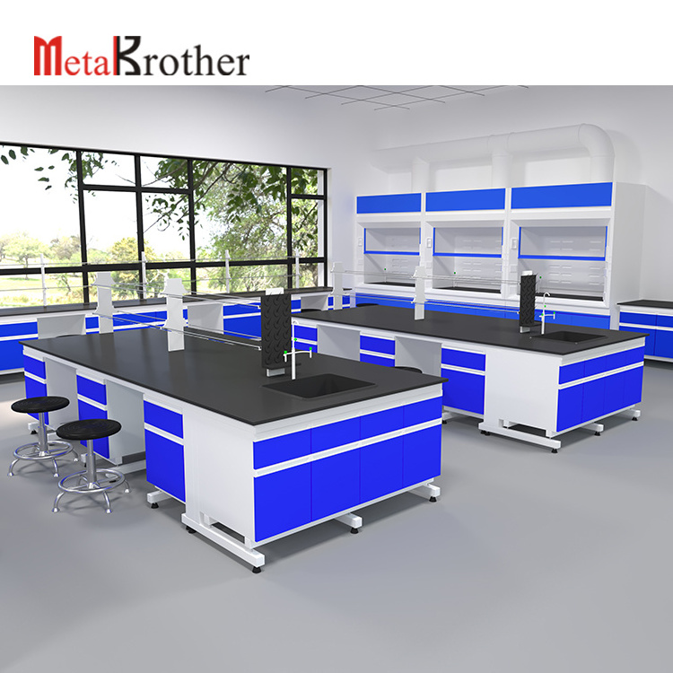 Chemistry Laboratory Furniture Steel Wood Dental Workstation Design Lab ...