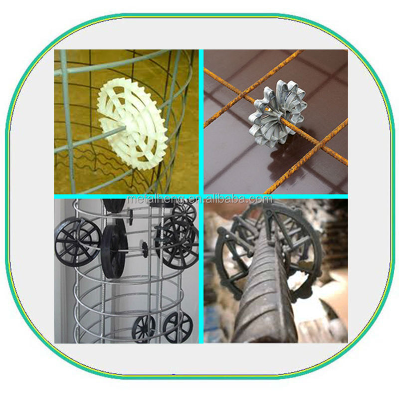 Concrete formwork plastic wheel spacer for construction protecting ...