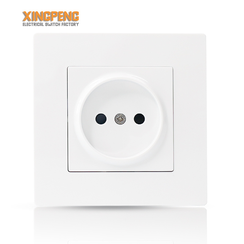 Factory black/white color electric wall socket with PC panel universal ...