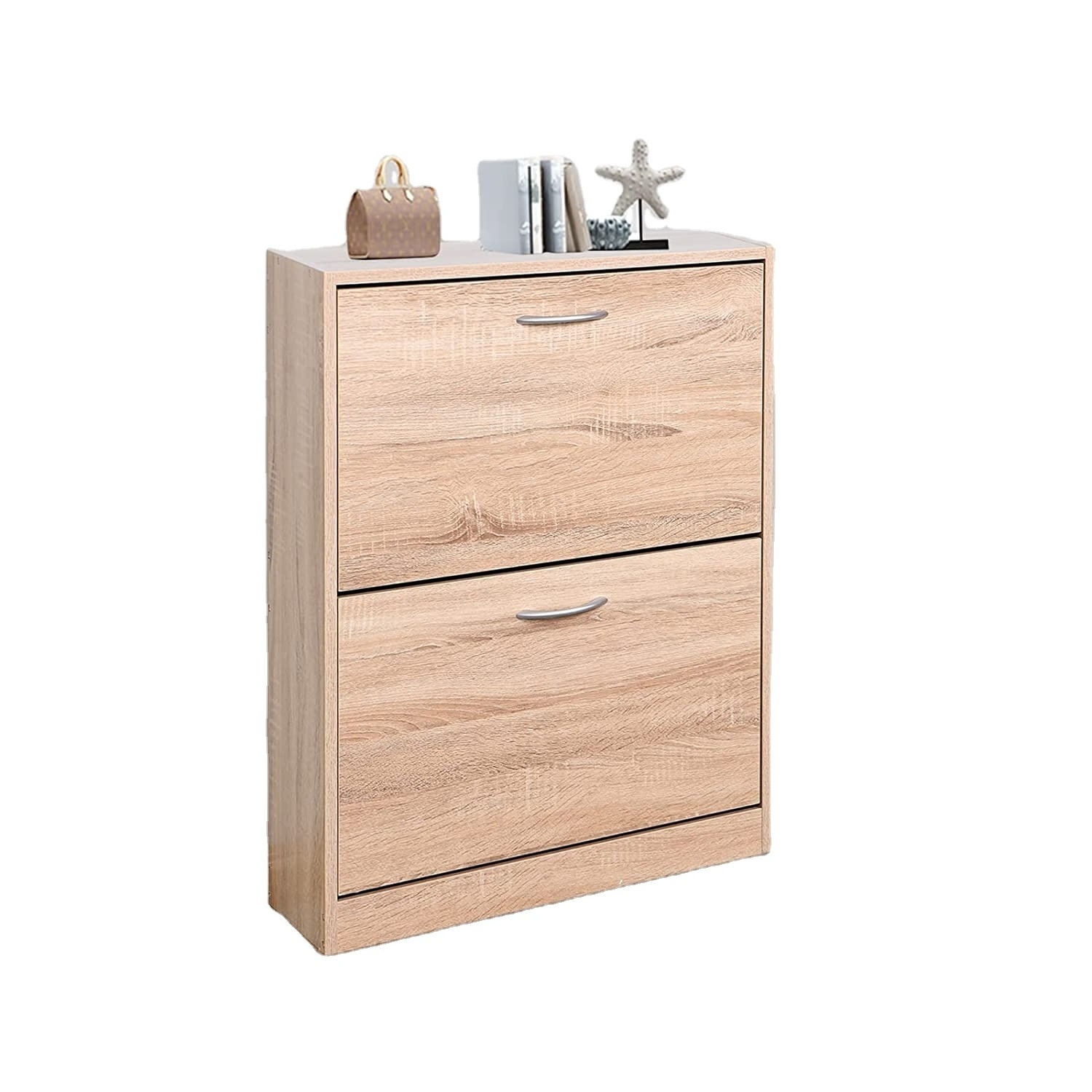 hoe Cabinet,Shoe Rack Storage Organizer with 2 Flip Drawers,Entryway ...