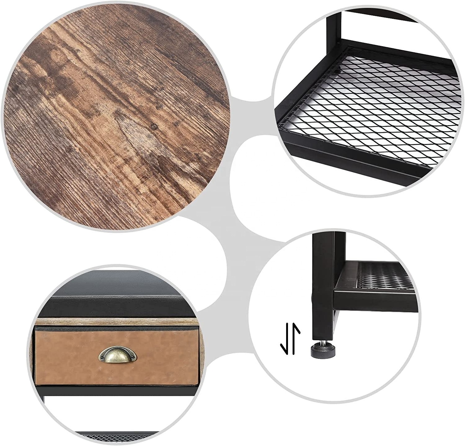 hoe Storage Entryway Bench Rack Shoe Cabinet Storage Padded Top Bench ...