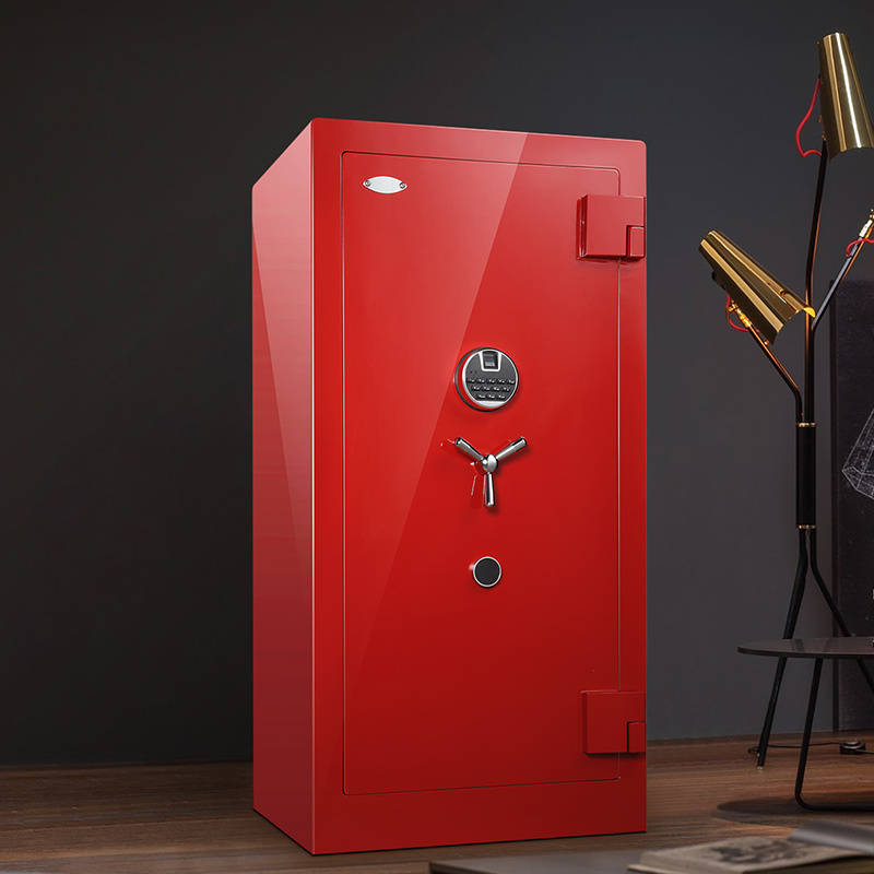 luxury wardrobe hidden smart fingerprint lock safe box cabinet with two ...