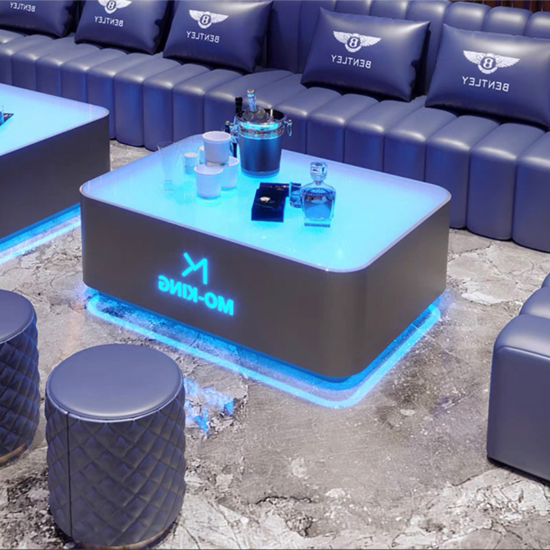 New Design Htclub Ktv Coffee Table Party Glowing Bar Illuminated Led ...