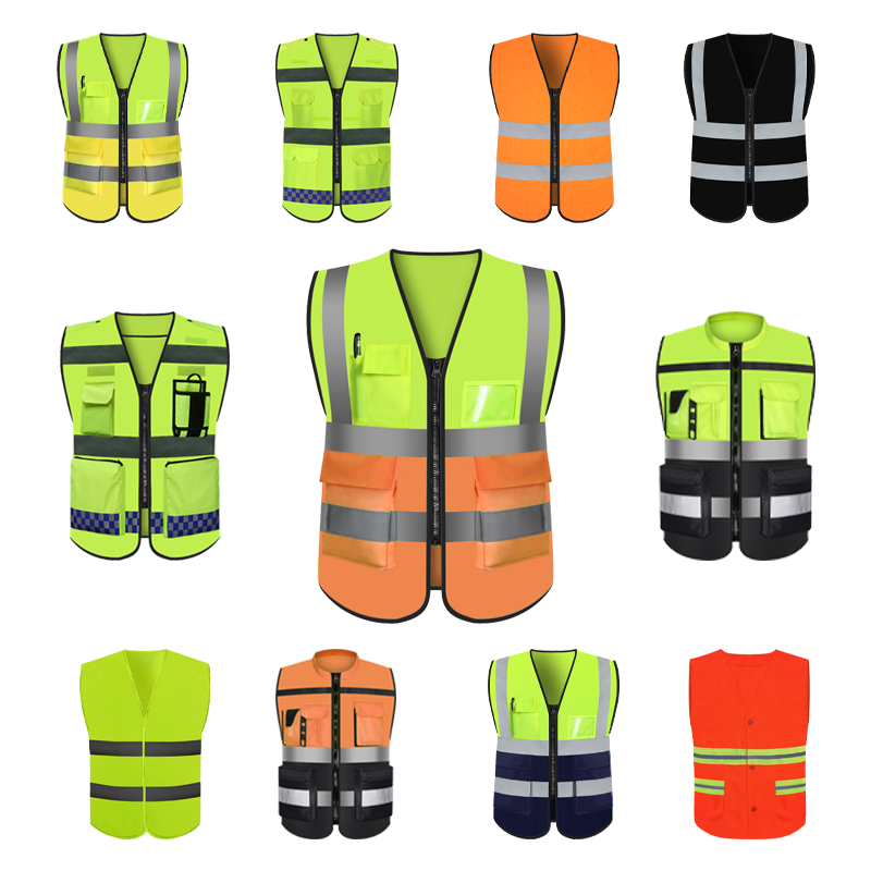Mingrui Ansi Class 2 Safety Vest Guard Security Vest Men's Construction ...