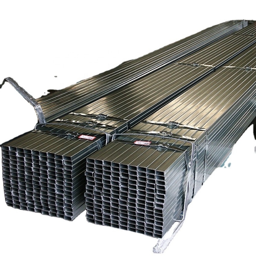 2x2 Galvanized Hollow Section 14 gauge tubing tubular iron Square Steel ...