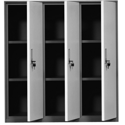 Small size Free standing 3 Door Metal storage Locker home cupboard steel cabinet BestSuppliers