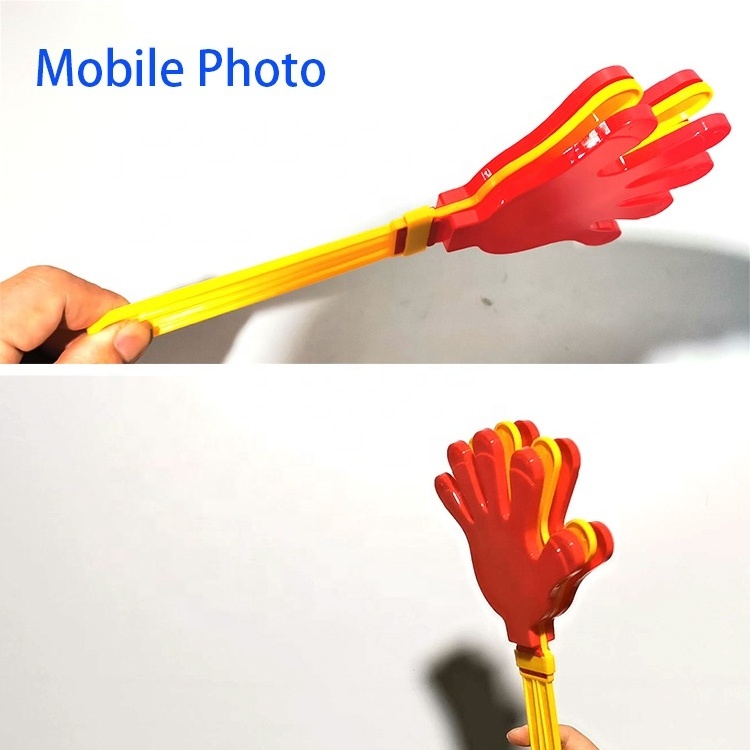 Unisex Football Fans Cheering Hand Clapper Plastic Hand Clap Noise ...