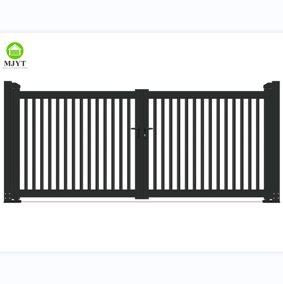 Anti theft gates swing gate remote system design fencing garden ...