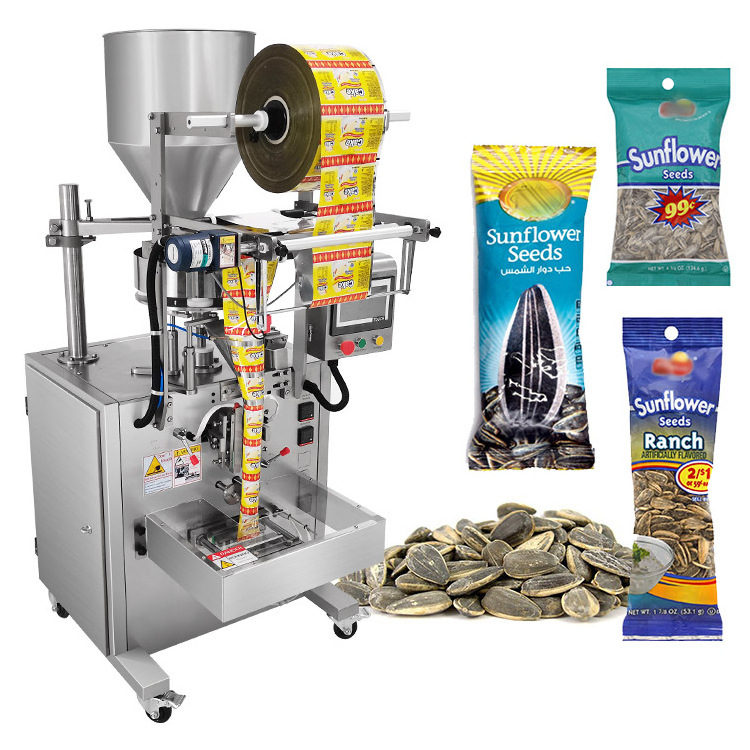 Automatic cashew nuts stand up pouch packing machine snack food sunflower seeds sachet weighing ...