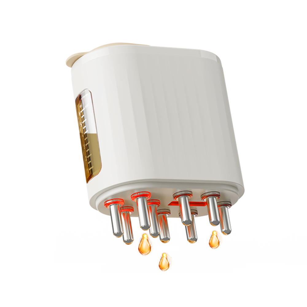 Anti Hair Loss Red Light Therapy Infrared RF EMS Vibration Scalp ...